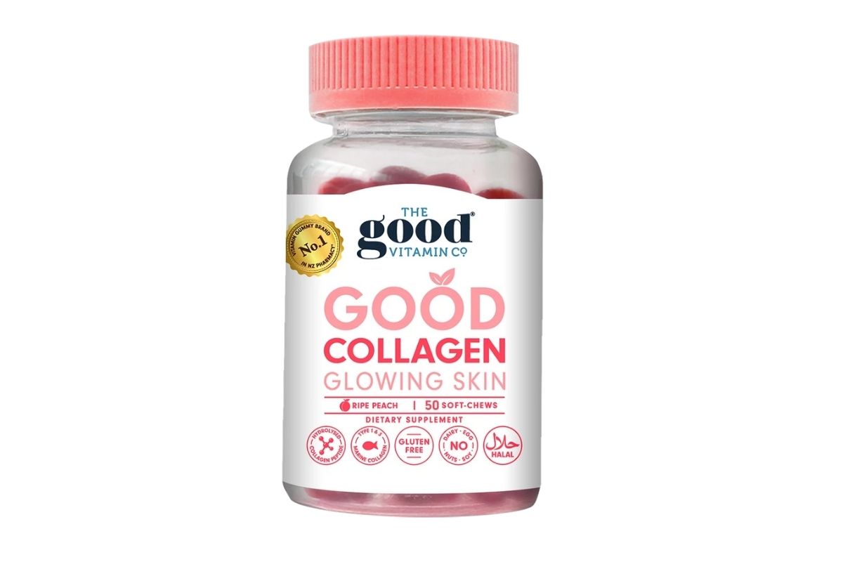 The Good Vitamin Co. Peach Collagen Gummies | LiveFit NZ